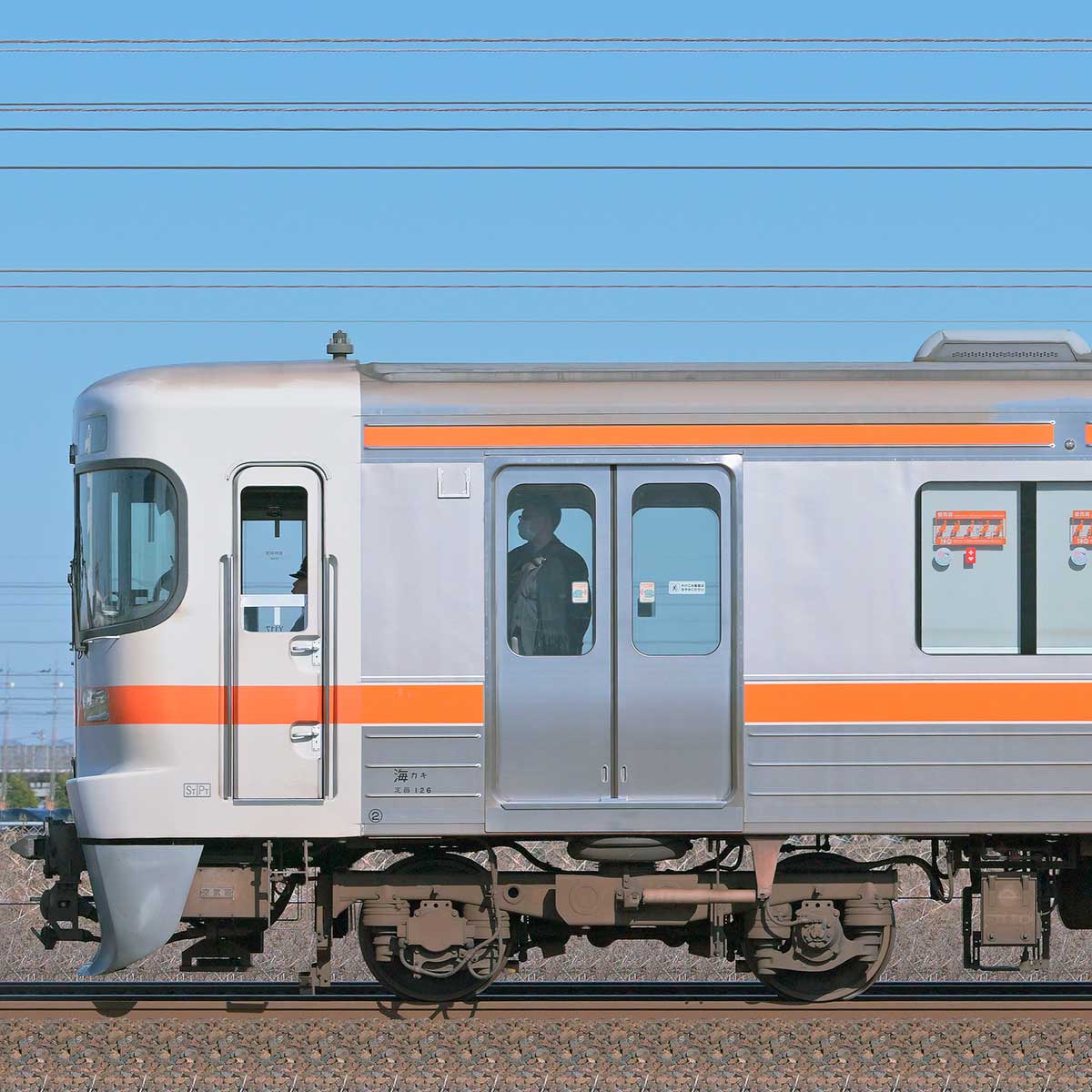 JR東海大垣車両区313系5000番台Y117編成（海側）｜RailFile.jp｜鉄道車両サイドビューの図鑑