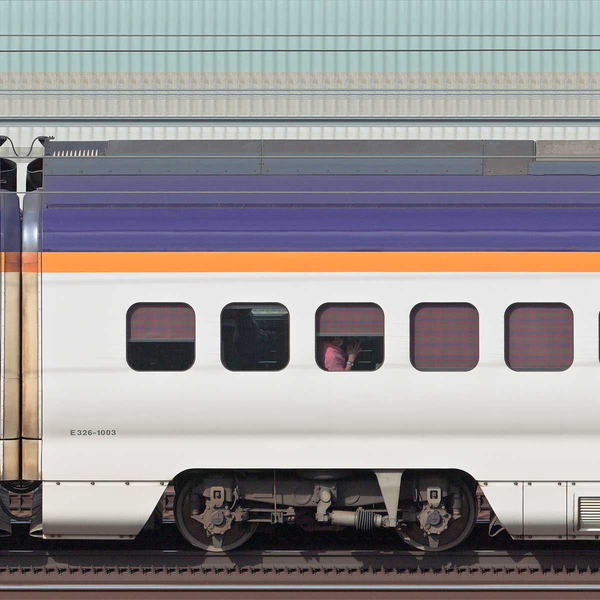 JR東日本E3系E326-1003の側面写真｜RailFile.jp｜鉄道車両サイドビューの図鑑