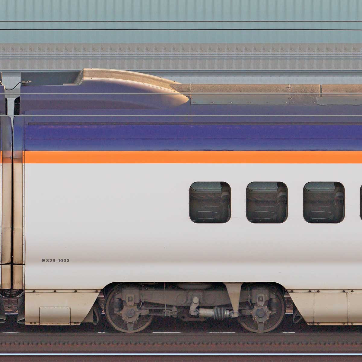 JR東日本E3系1000番台E329-1003の側面写真｜RailFile.jp｜鉄道車両サイドビューの図鑑