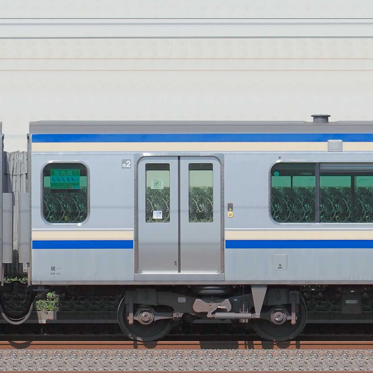 JR東日本E235系1000番台モハE234-1105の側面写真｜RailFile.jp｜鉄道車両サイドビューの図鑑