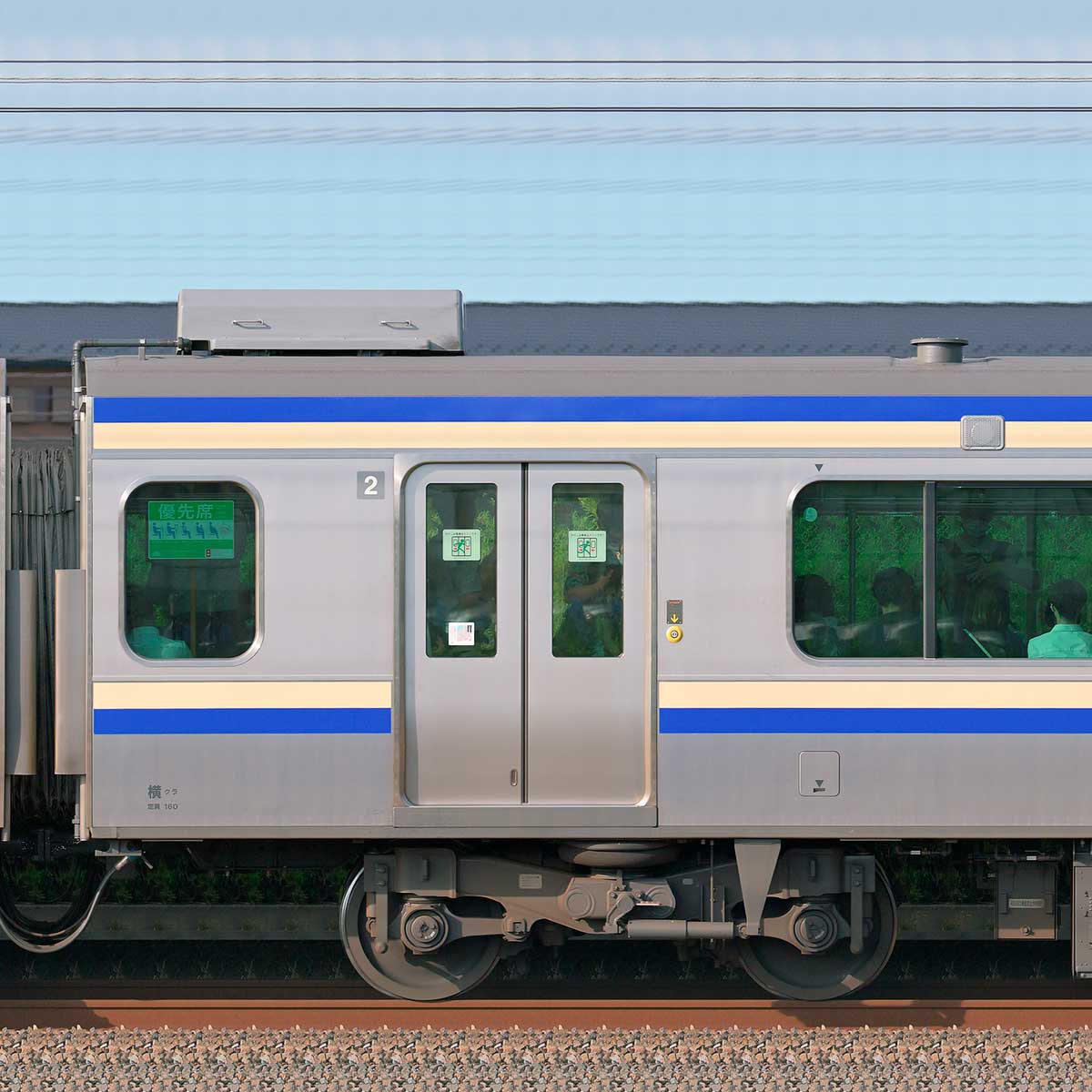 JR東日本E235系1000番台モハE234-1322の側面写真｜RailFile.jp｜鉄道車両サイドビューの図鑑