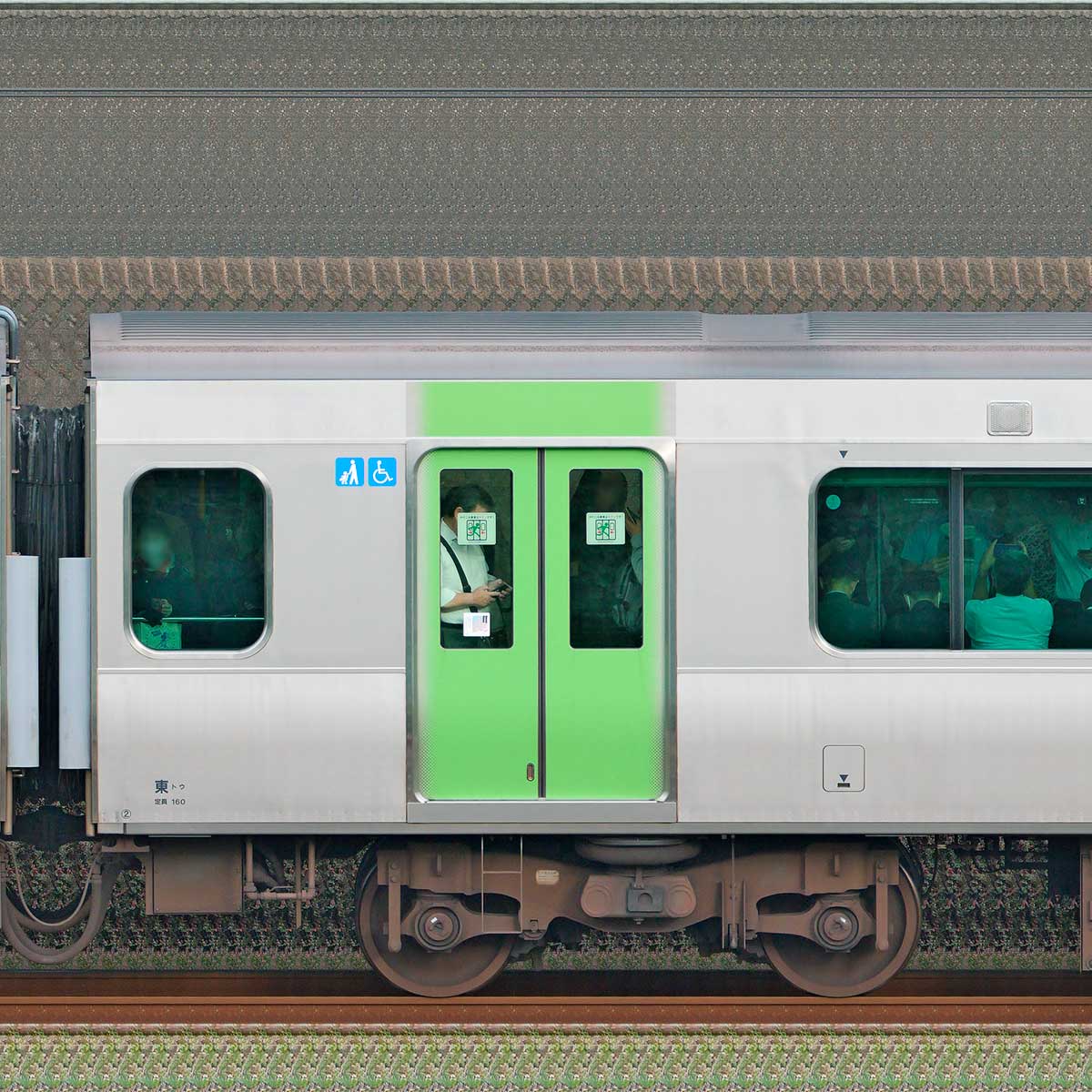 JR東日本E235系モハE234-61の側面写真｜RailFile.jp｜鉄道車両サイドビューの図鑑