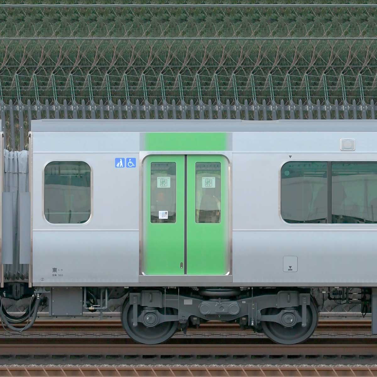 JR東日本E235系モハE235-147の側面写真｜RailFile.jp｜鉄道車両サイドビューの図鑑
