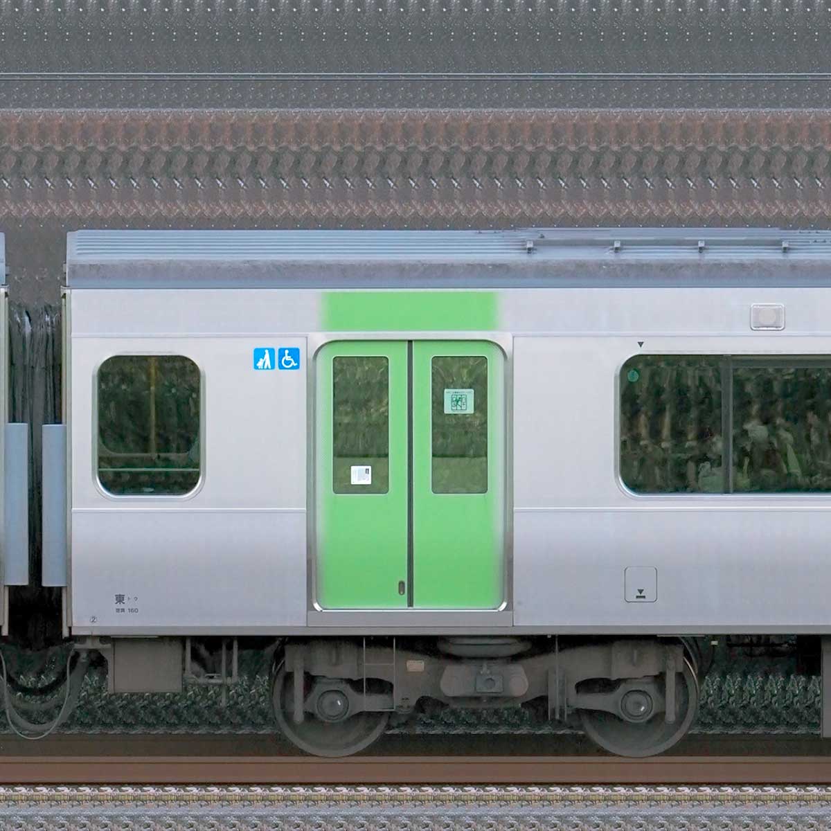 JR東日本E235系モハE235-3の側面写真｜RailFile.jp｜鉄道車両サイドビューの図鑑