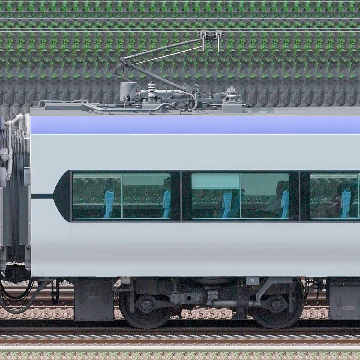 JR東日本E353系モハE353-2013の側面写真｜RailFile.jp｜鉄道車両サイドビューの図鑑