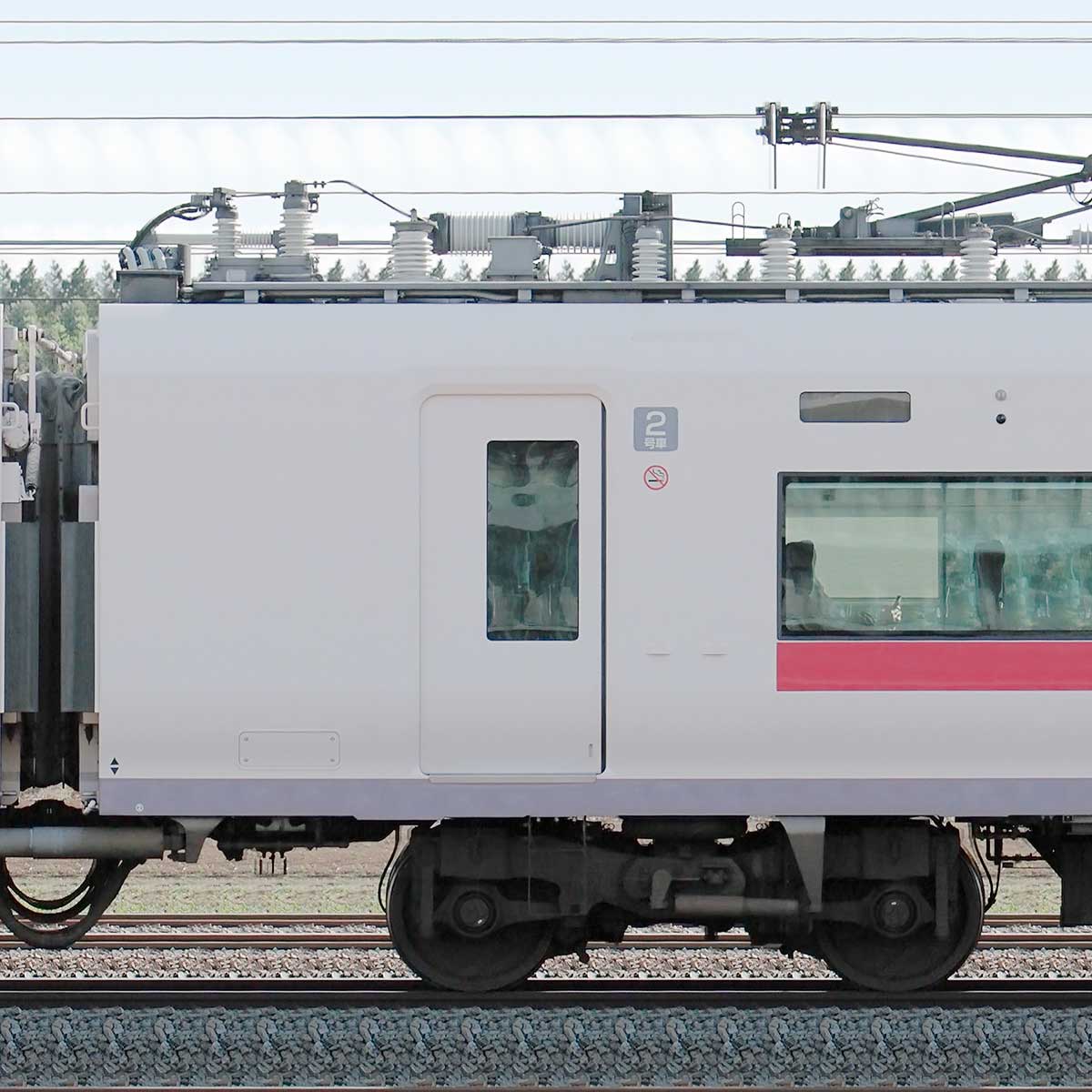 JR東日本E657系モハE657-205の側面写真｜RailFile.jp｜鉄道車両サイドビューの図鑑