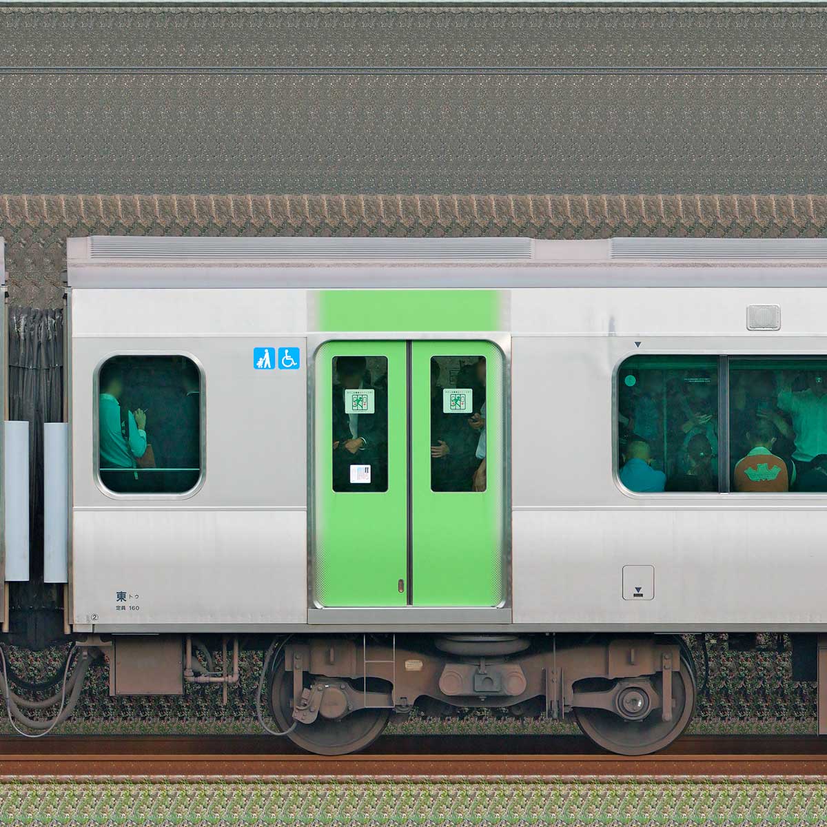 JR東日本E235系サハE234-21の側面写真｜RailFile.jp｜鉄道車両サイドビューの図鑑