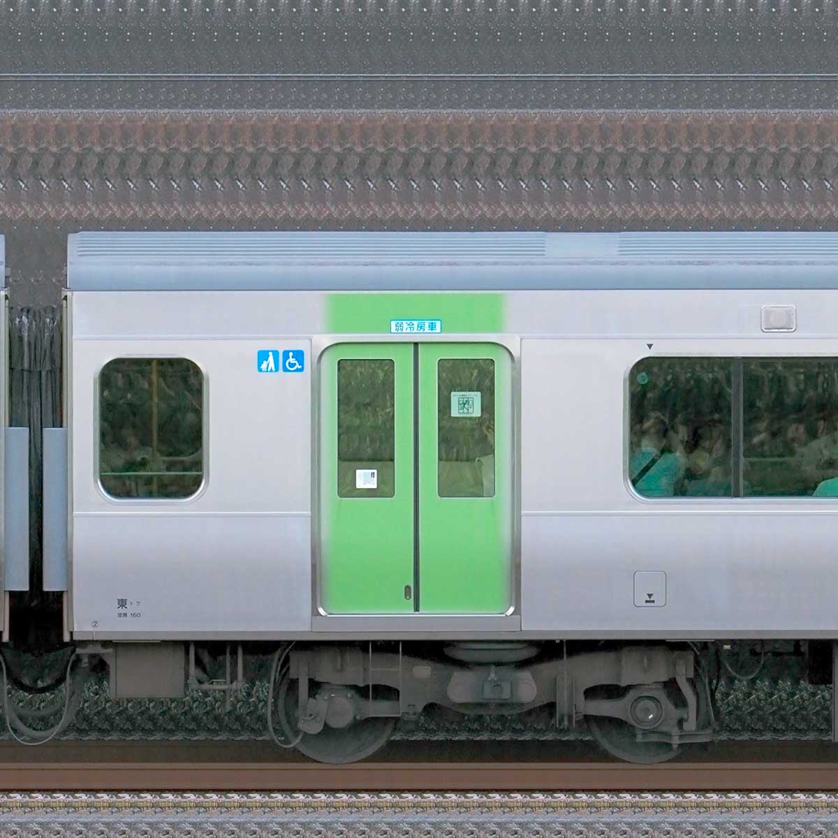 JR東日本E235系サハE235-1の側面写真｜RailFile.jp｜鉄道車両サイドビューの図鑑