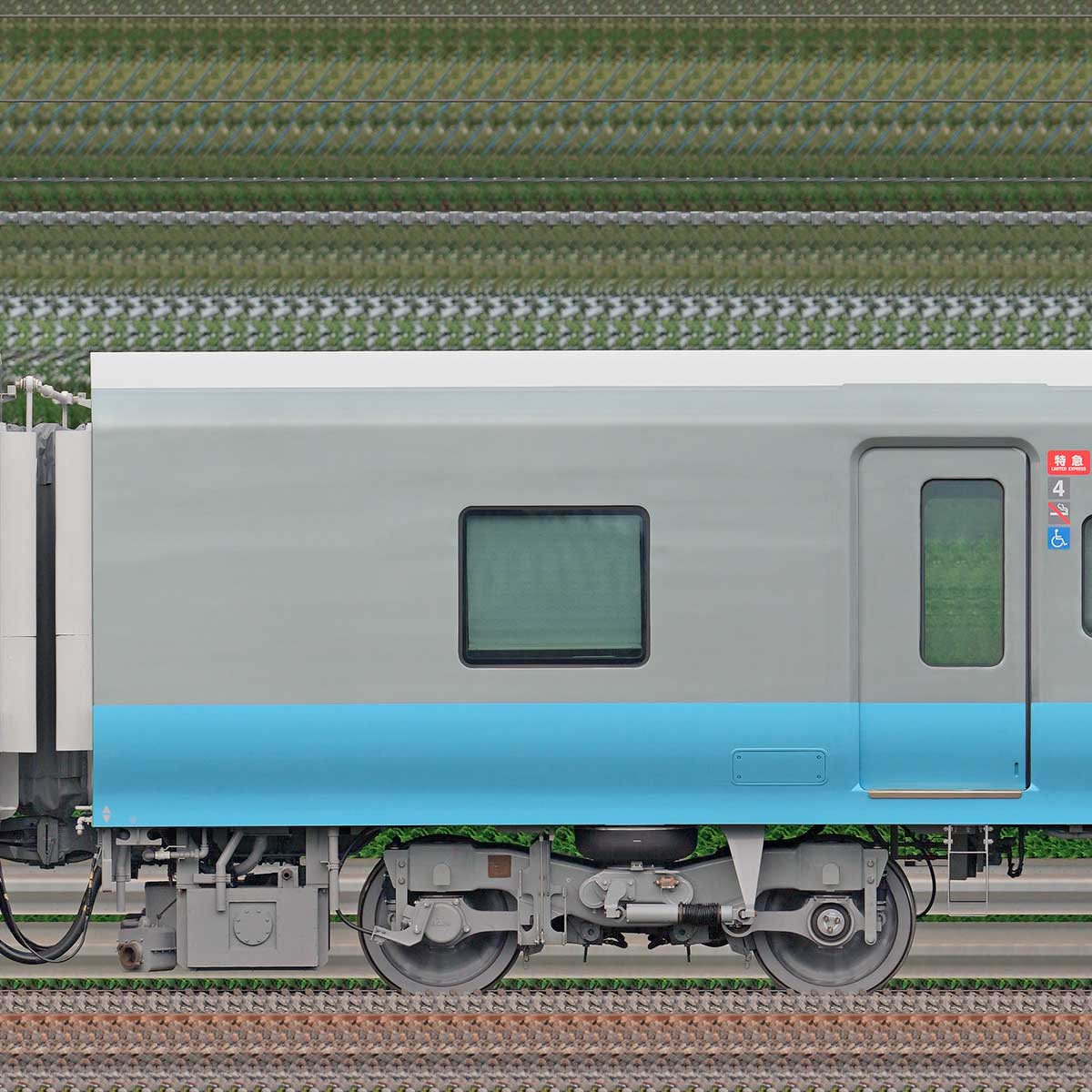 JR東日本E653系サハE653-1002の側面写真｜RailFile.jp｜鉄道車両サイドビューの図鑑