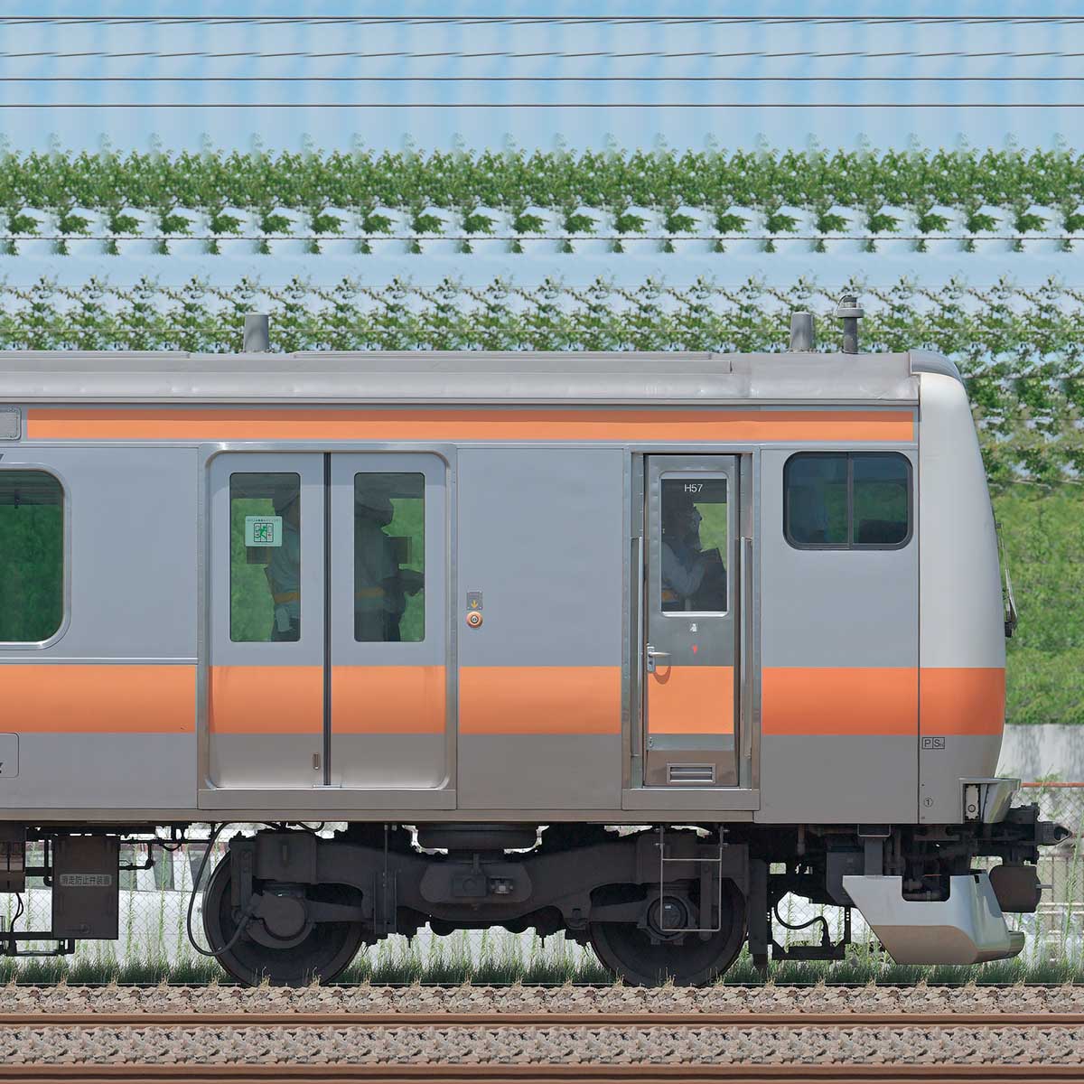 JR東日本E233系クハE232-515の側面写真｜RailFile.jp｜鉄道車両サイドビューの図鑑