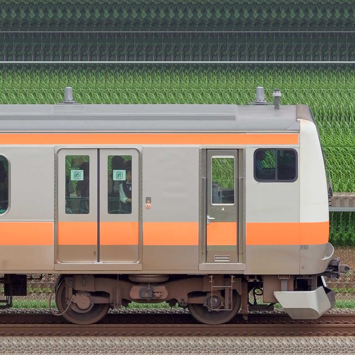JR東日本E233系クハE233-36の側面写真｜RailFile.jp｜鉄道車両サイドビューの図鑑