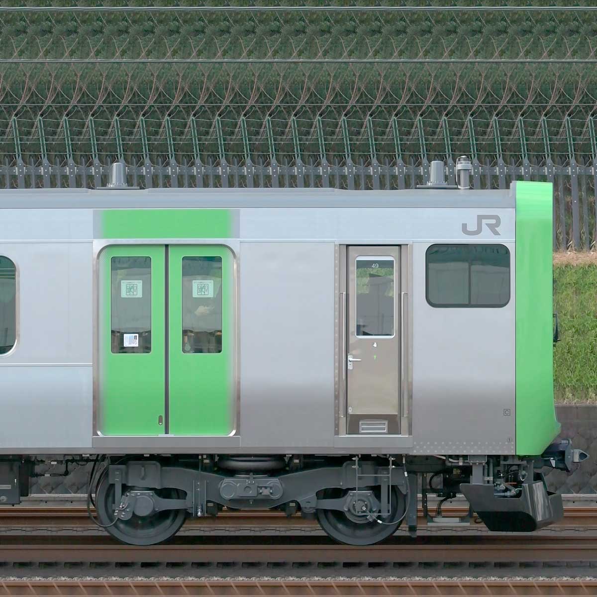 JR東日本E235系クハE234-49の側面写真｜RailFile.jp｜鉄道車両サイドビューの図鑑