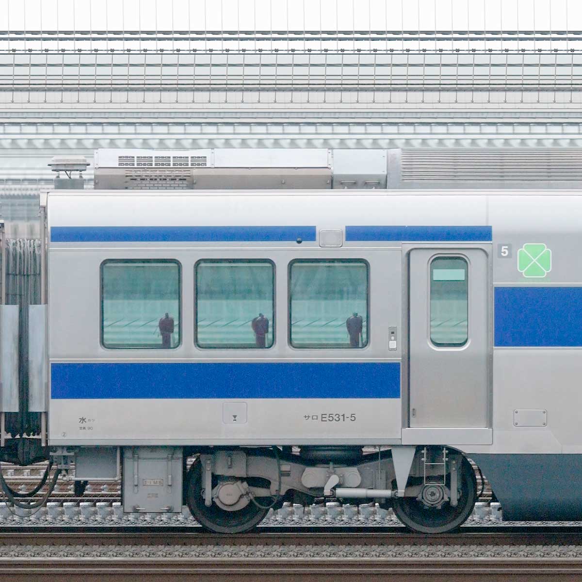 JR東日本E531系サロE531-5の側面写真｜RailFile.jp｜鉄道車両サイドビューの図鑑