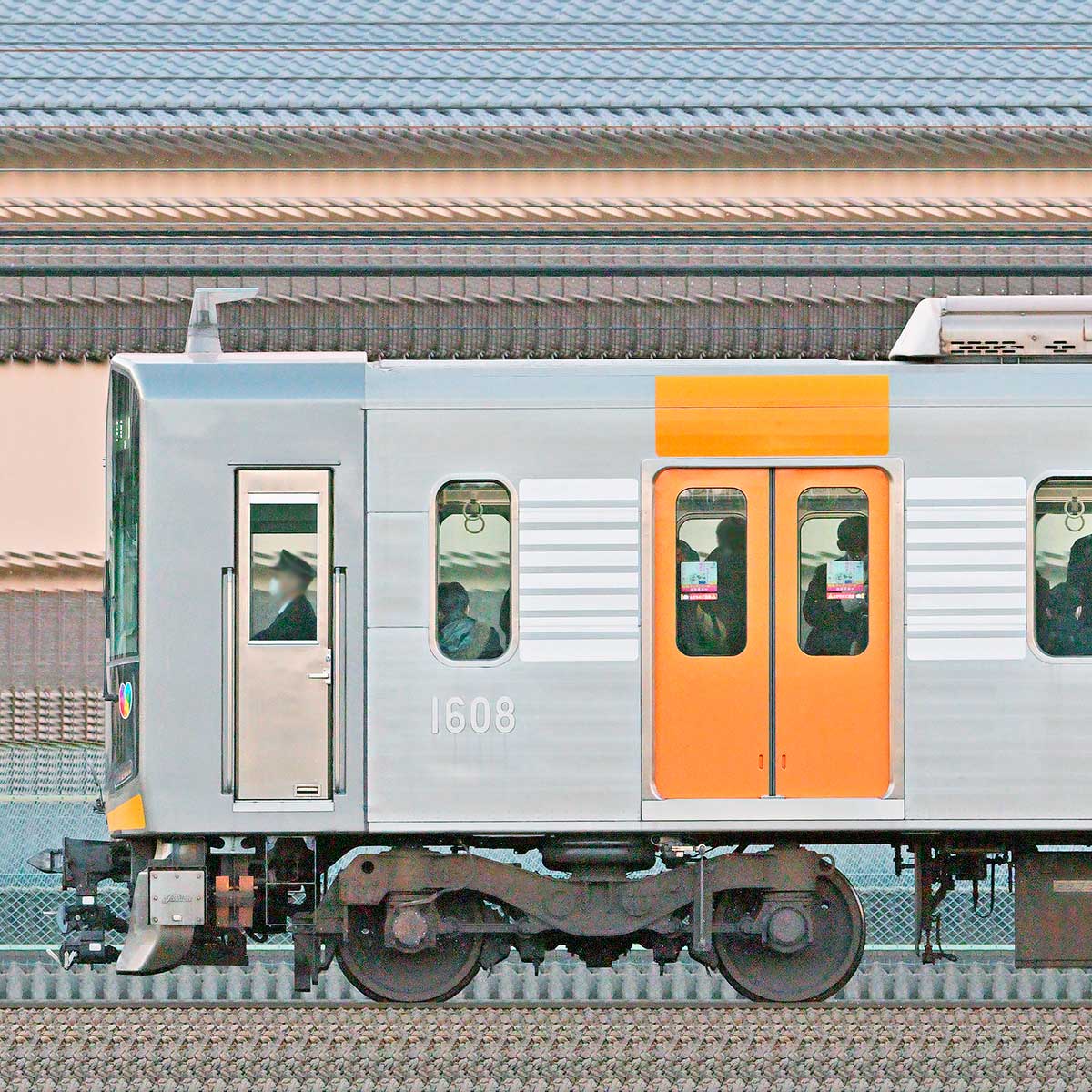 阪神1000系1608の側面写真｜RailFile.jp｜鉄道車両サイドビューの図鑑