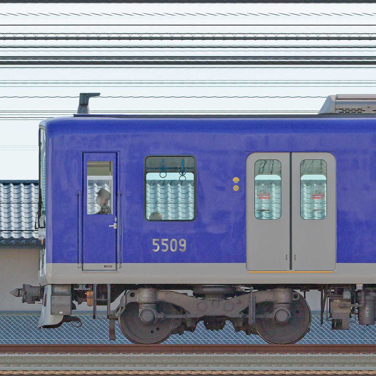 阪神5500系リニューアル車5509の側面写真｜RailFile.jp｜鉄道車両サイドビューの図鑑