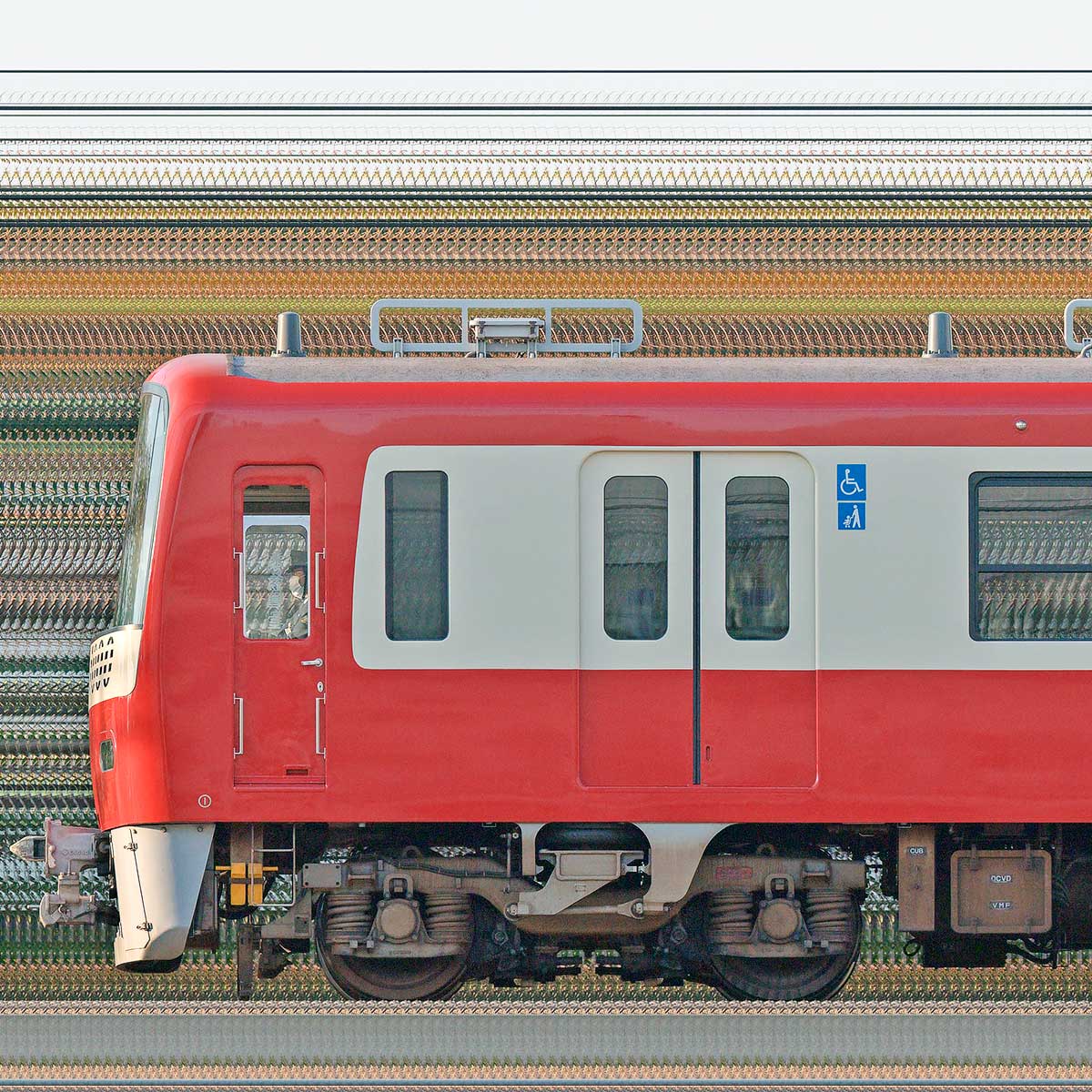 京急電鉄 新1000形（2次車・車体更新車）1409編成（海側）｜RailFile.jp｜鉄道車両サイドビューの図鑑