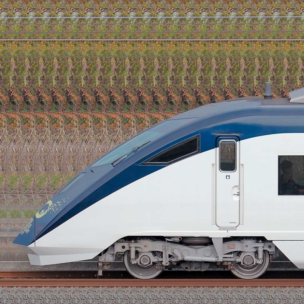 京成AE形AE3-8（成田スカイアクセス開業10周年記念装飾）の側面写真｜RailFile.jp｜鉄道車両サイドビューの図鑑