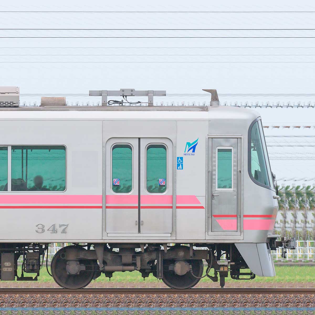 名鉄300系ク347の側面写真｜RailFile.jp｜鉄道車両サイドビューの図鑑