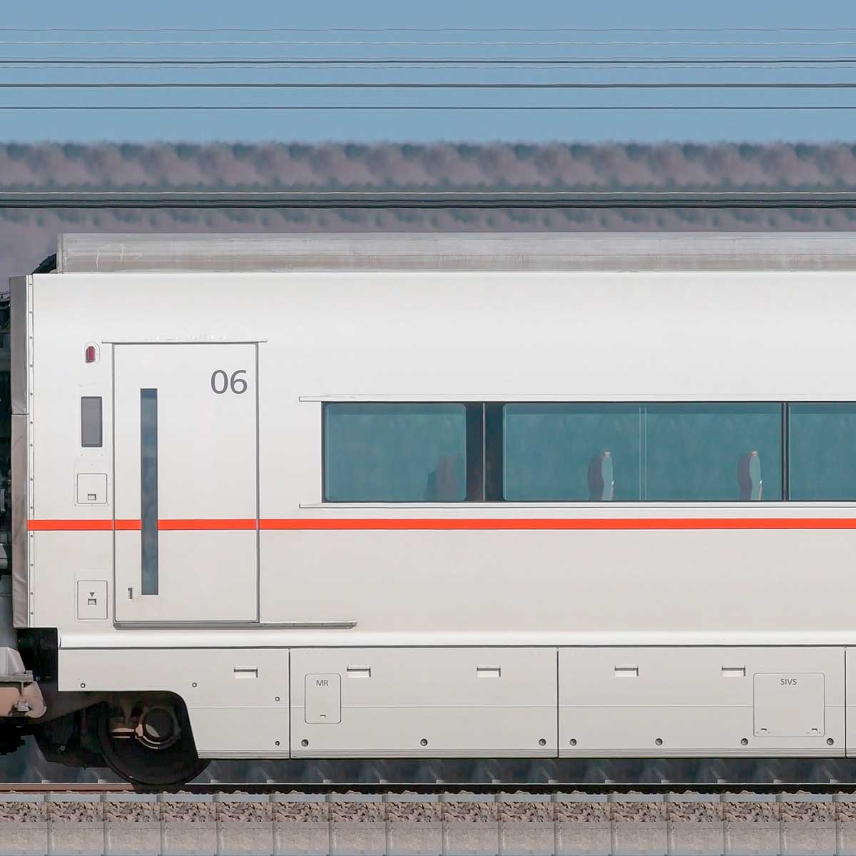 小田急50000形ロマンスカー「VSE」デハ50401（2022年）の側面写真｜RailFile.jp｜鉄道車両サイドビューの図鑑