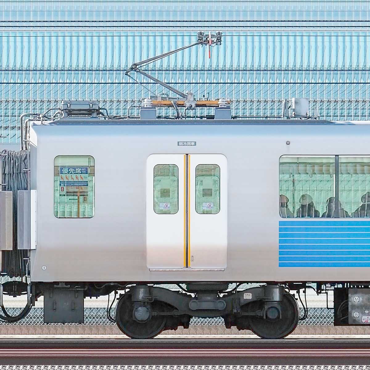 西武30000系モハ38214の側面写真｜RailFile.jp｜鉄道車両サイドビューの図鑑