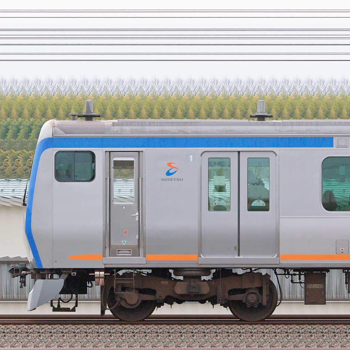 相鉄11000系クハ11004の側面写真｜RailFile.jp｜鉄道車両サイドビューの図鑑