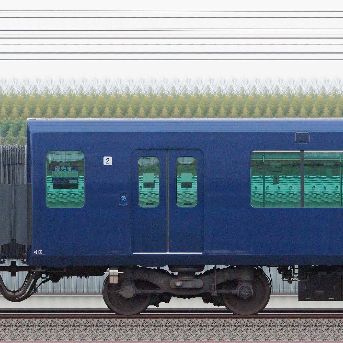 相鉄21000系「相鉄・東急新横浜線開業記念号」モハ21202の側面写真｜RailFile.jp｜鉄道車両サイドビューの図鑑