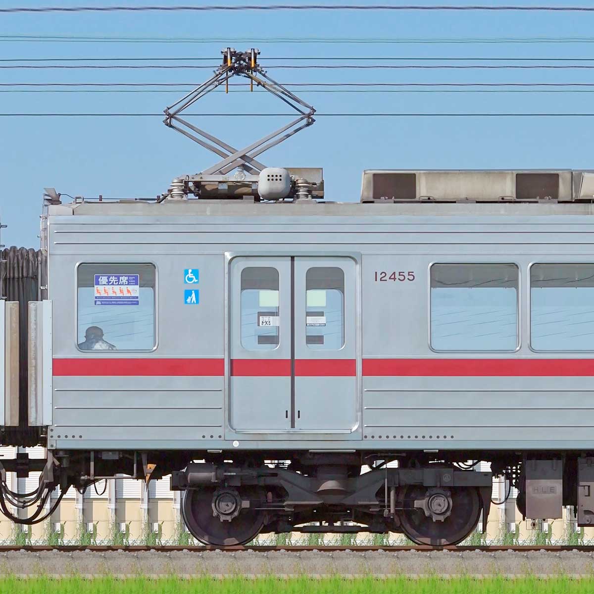 東武10030型モハ12455の側面写真｜RailFile.jp｜鉄道車両サイドビューの図鑑