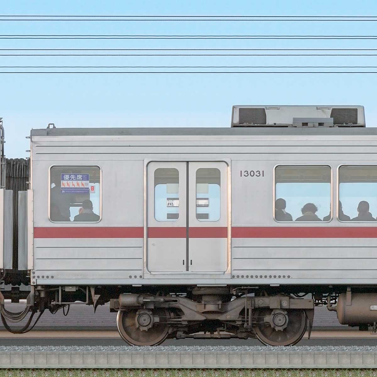 東武10030型モハ13031の側面写真｜RailFile.jp｜鉄道車両サイドビューの図鑑