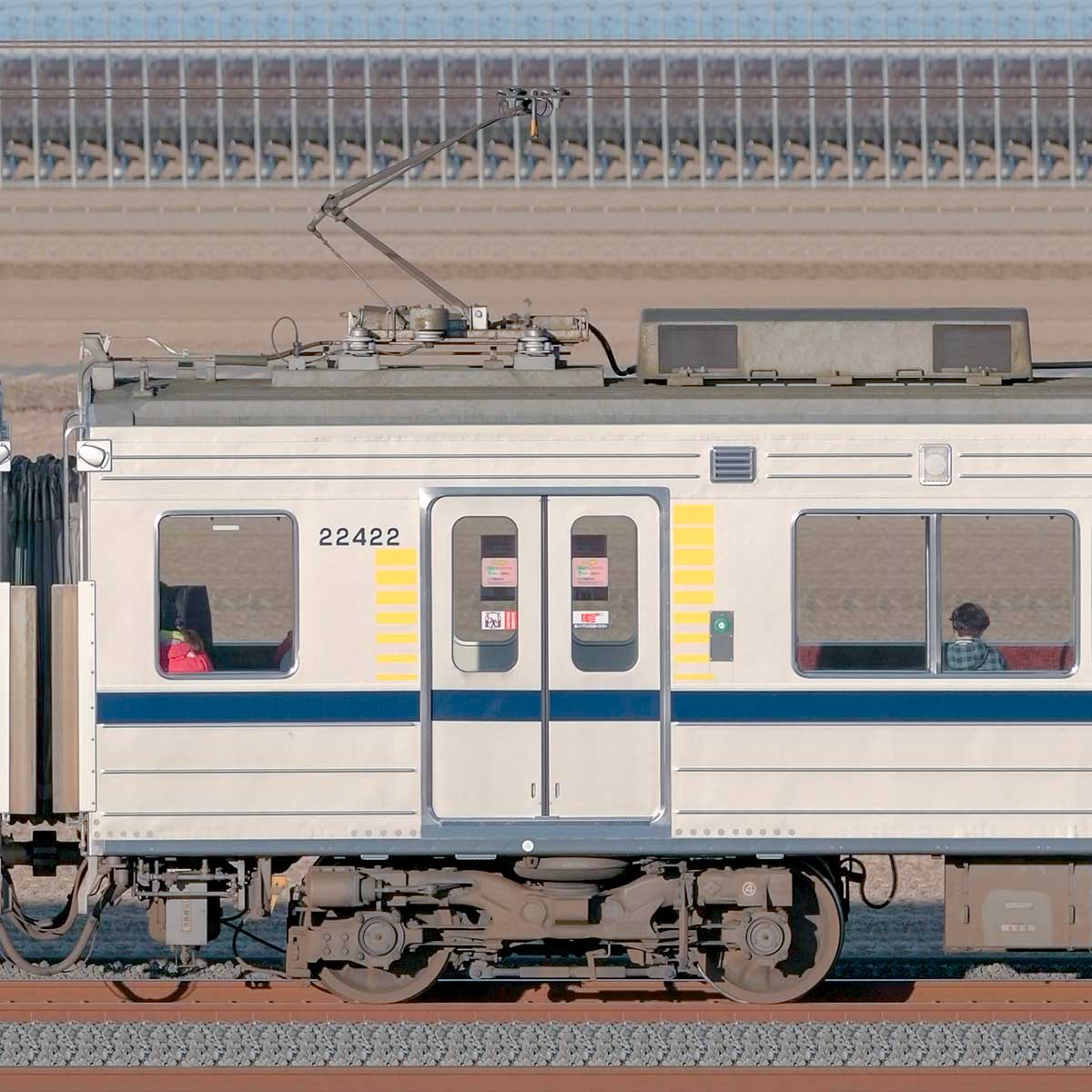 東武20400型モハ22422の側面写真｜RailFile.jp｜鉄道車両サイドビューの図鑑