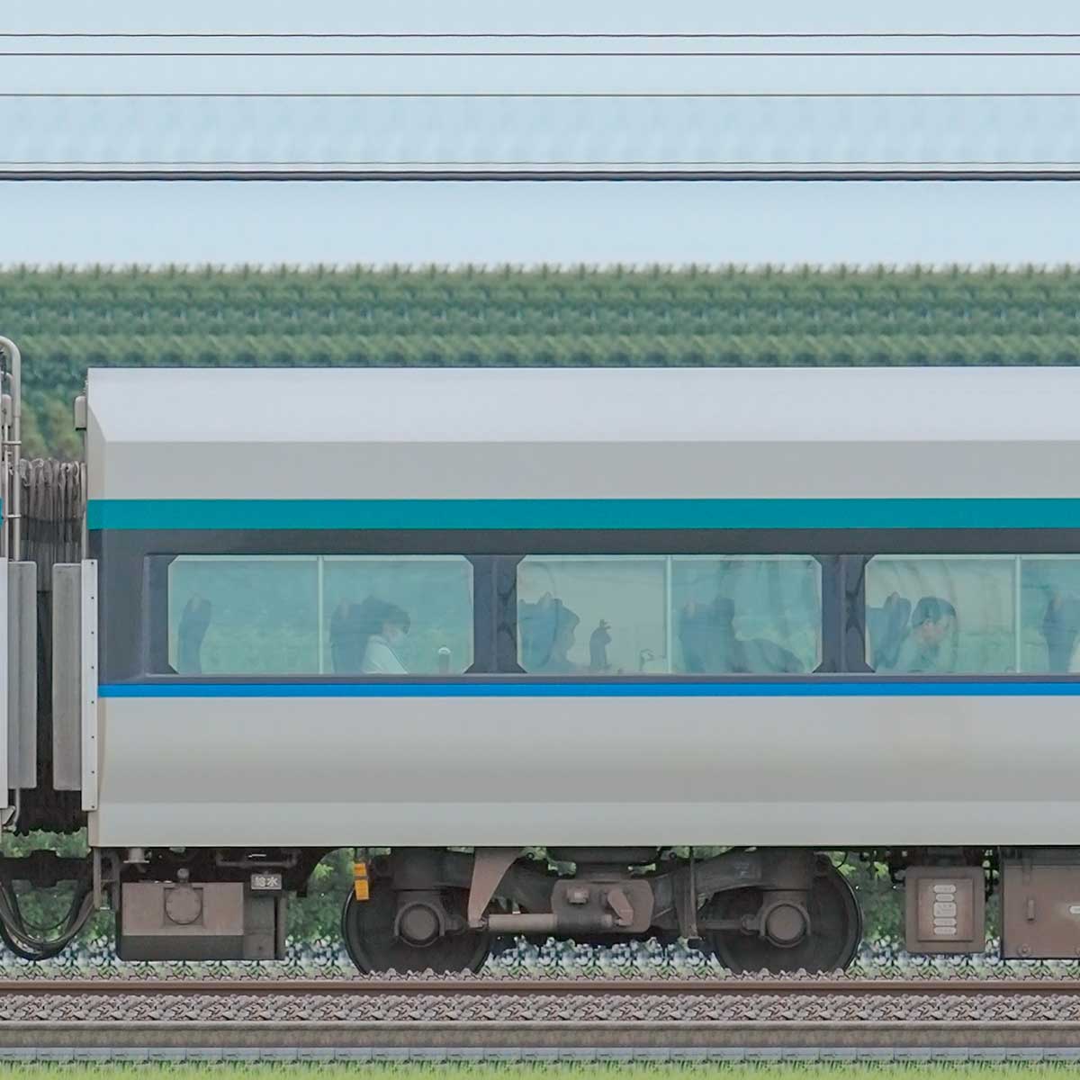 東武500系「リバティ」サハ506-2の側面写真｜RailFile.jp｜鉄道車両サイドビューの図鑑