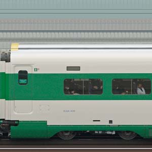 JR東日本E2系E226形｜RailFile.jp｜鉄道車両サイドビューの図鑑